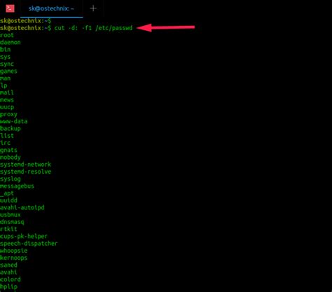 how to list all users in linux ostechnix