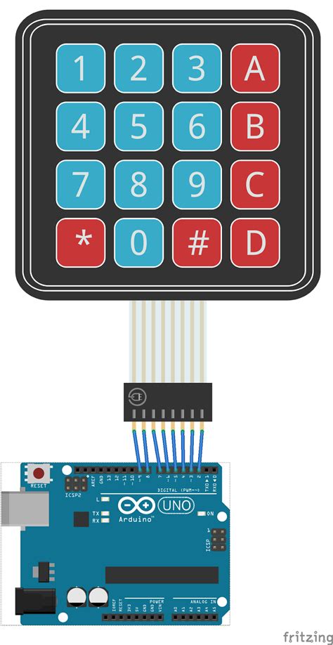 cara mudah menggunakan keypad 4x4 4x3 dengan arduino hestech indonesia