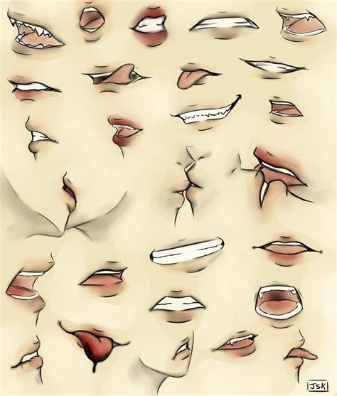 Draw Anime Mouth Manga
