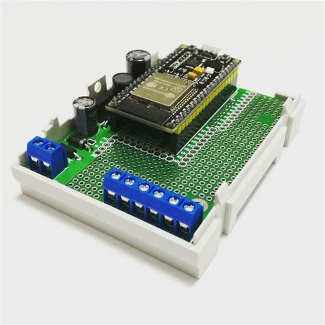 din rail enclosure set for esp32 in 2020 electronic kits diy
