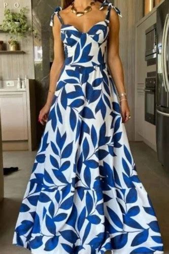 Women Ruffles Sexy Long Sleeve Boho Party Elegant Maxi Dress