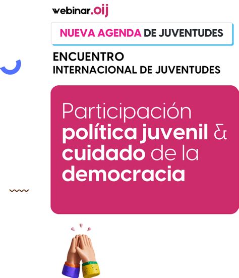 Webinar Organismo Internacional De Juventud Para Iberoamérica