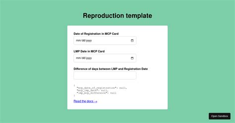 vue formulate reproduction template forked codesandbox