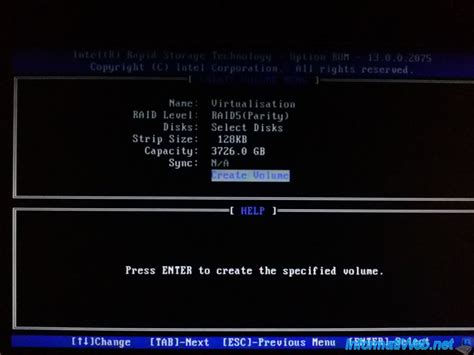 create and configure a raid 0 1 5 intel bios tutorials