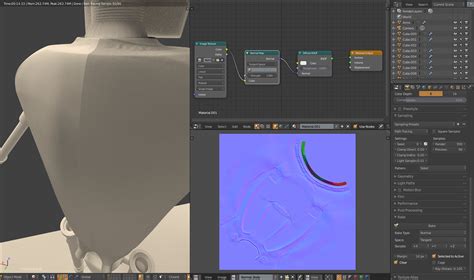 strange shading with normal map materials and textures blender