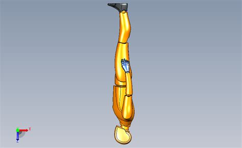 Human 1a仿真假人模型用于仿真测试运动 Step 模型图纸下载 懒石网