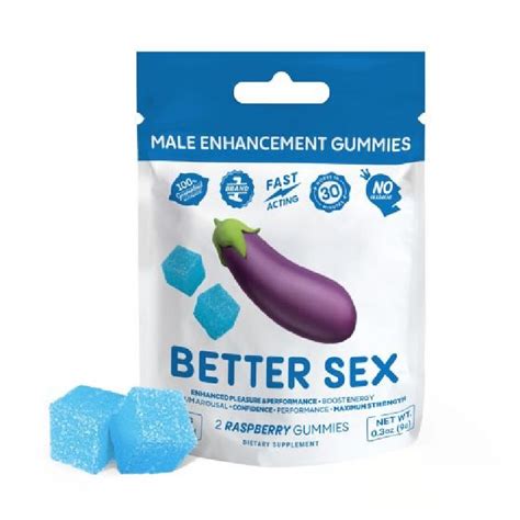 better sex sexual wellness male enhancement gummies raspberry 2