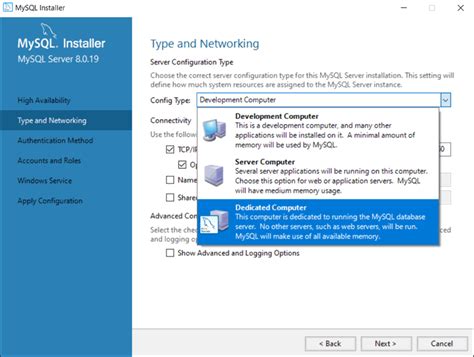 how to install and configure mysql on windows