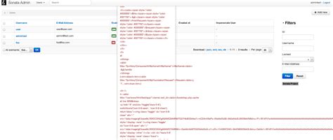 symfony symfony2 fos userbundle sonata admin userbundle error when