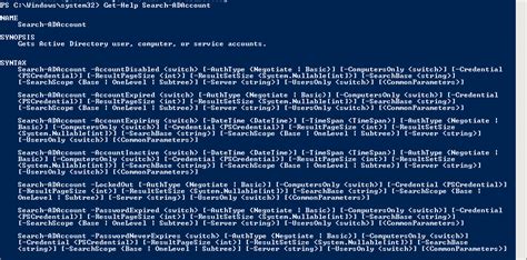 find expired accounts in active directory using powershell