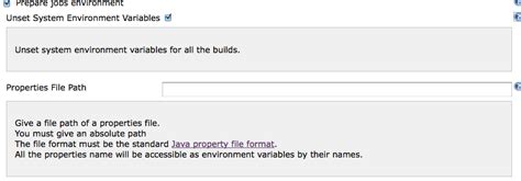 environment injector jenkins plugin