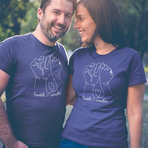 Custom Couple T Shirts Divine Bonds