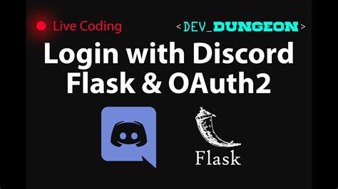 live coding flask and oauth2 login with discord youtube