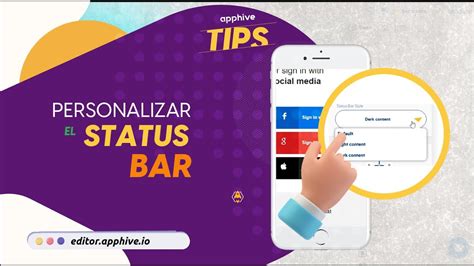 personalizar el status bar youtube