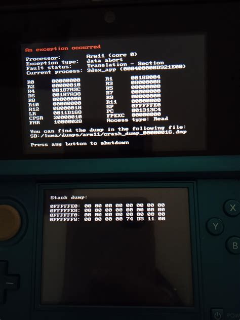 what does this mean and how to solve it an exception occurred arm11