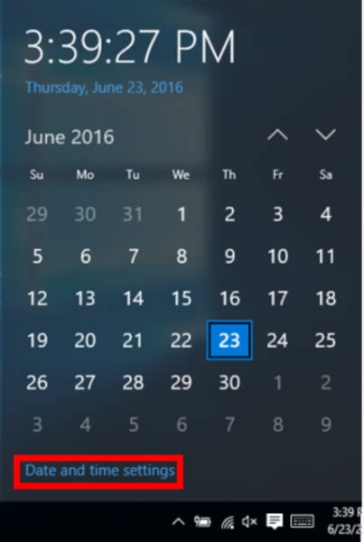 windows date and time zone settings it services
