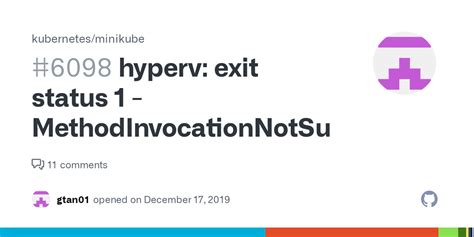 hyperv exit status 1