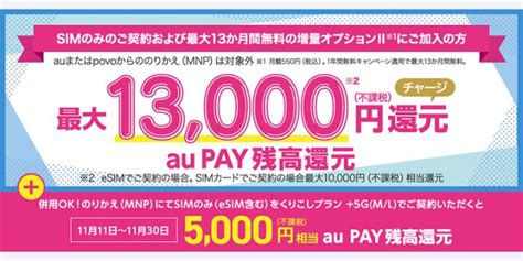 【ニュース】apple公式サイト（オンラインストア）でiphoneを買うともらえるuq Mobile Esimで、最大18 000円相当還元さ