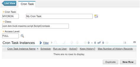 run an automation script from a cron task in maximo a3j group