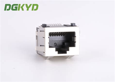 Customized Pcb Mount Smd Smt Low Profile Rj45 Single Port 10 100 1000