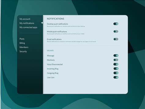 daily ui 007 settings page by frances camille ventocilla on dribbble