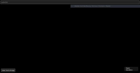 codemirror lang xml examples codesandbox