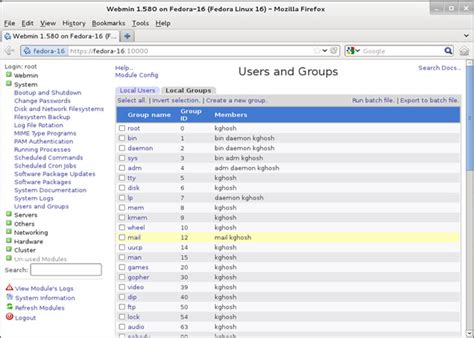 installing and configuring linux webmin linux web based administration