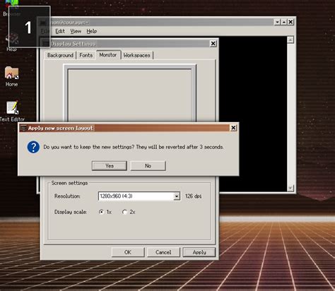 userland dynamically update the monitorsettingswidget dialog revert