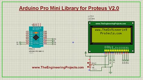 arduino pro mini library for proteus v2 0 the engineering projects
