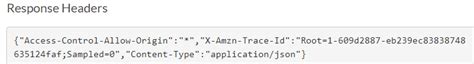 aws lambda access to fetch at from origin has been