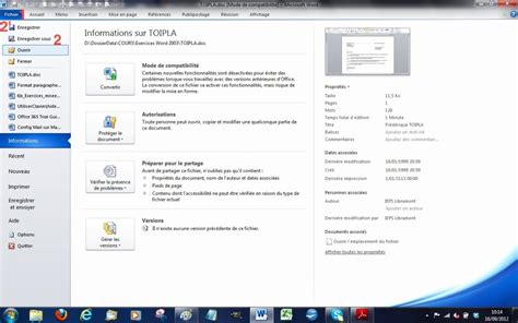 Module 3 Bureautique Word 2010 Writer 3 Et 4 Bases Enregistrer