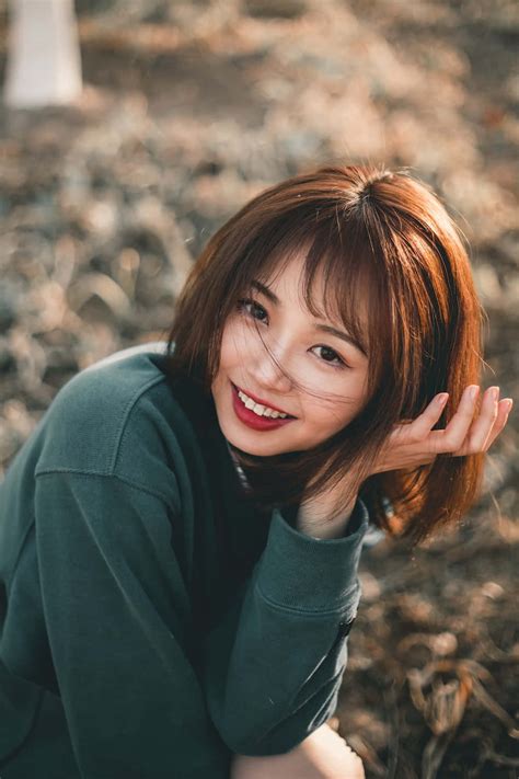 Download Short Haired Asian Girl Picture