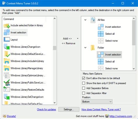add select context menu in windows 10