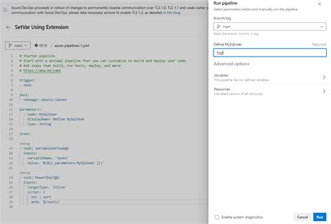 azure devops pipeline yaml nested variables stack overflow