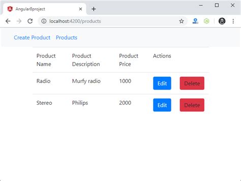 angular 8 application example project