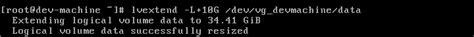 guide to increase and resize lvm partition in linux