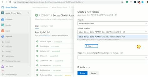 steps to build ci cd pipeline with azure devops dot net tricks