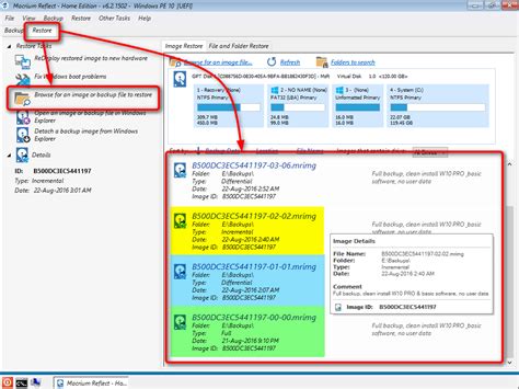 backup and restore with macrium reflect tutorials