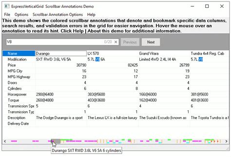 tcxeditingcontrol ongetscrollbarannotationhint event vcl devexpress