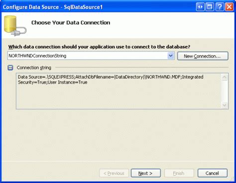 querying data with the sqldatasource control vb microsoft docs
