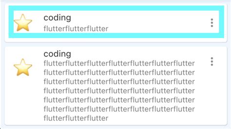 dart how to give title or name for a trailing icon in flutter in a