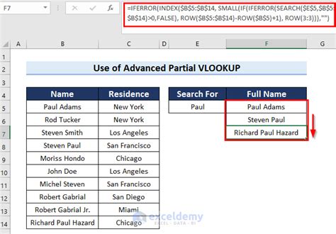 How To Use Partial Vlookup In Excel 5 Suitable Examples
