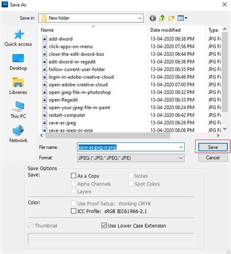 how to solve photoshop problem parsing the jpeg data