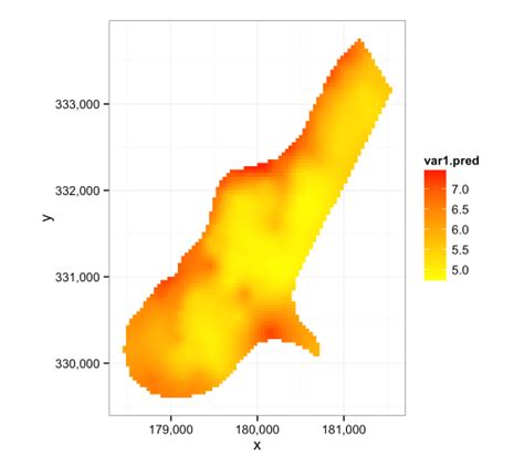 r creating heat map using krigging stack overflow