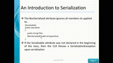 introduction to serialization youtube