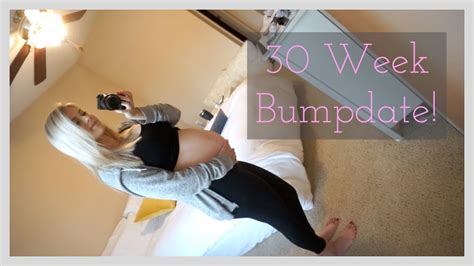 30 Week Pregnancy Bumpdate Youtube