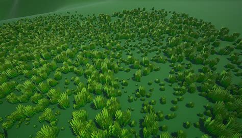 low poly grass unreal engine 4 asset 3d model cgtrader