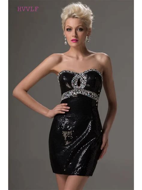 Buy Black 2019 Cocktail Dresses Elegant Sheath