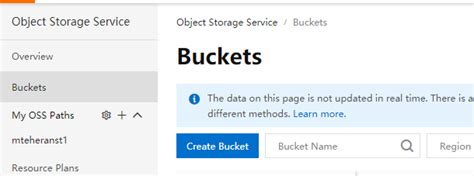 using alibaba cloud object storage service in core