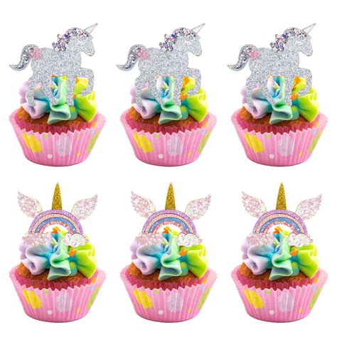 Unicorn Cupcake Toppers